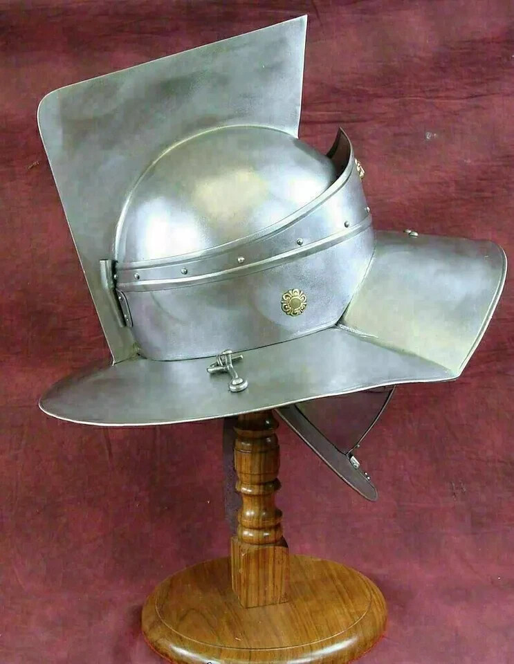 18G Medieval SCA LARP Fabri Armour Murmillo Gladiator Helmet Engraved ...