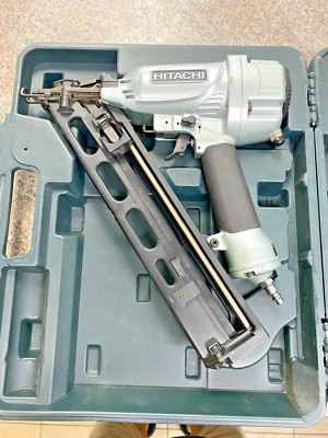 Hitachi NT65MA4(S) Pneumatic 1-1/4" - 2-1/2" 15-Gauge Angled Finish ...