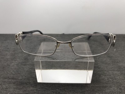 Authentic Linea Roma Eyeglasses C3 52-17-130 Gray Italy Silver 8057 | eBay