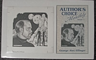 AUTHOR'S CHOICE #1 GEORGE BARR COVER DRAWING W/ BOOK BY GEORGE ALEC ...