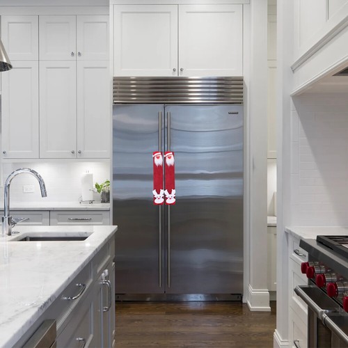 4 Pcs Refrigerator Handle Gloves Christmas Kitchen Supplies Xmas | eBay