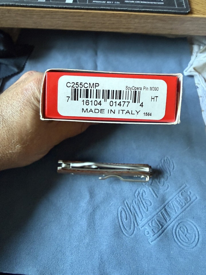 Spyderco SpyOpera C255CMP M390 New In Box! | eBay