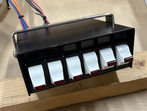 Vintage Whelen PCC Power Control Center 6 Switch Box White Switch ...