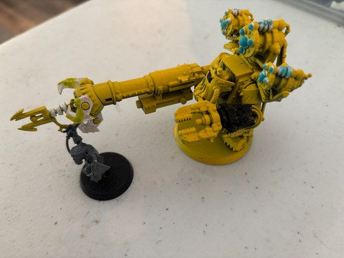 Warhammer 40k Ork Big Mek With Kustom Force Field and Shokk Attak Gun ...