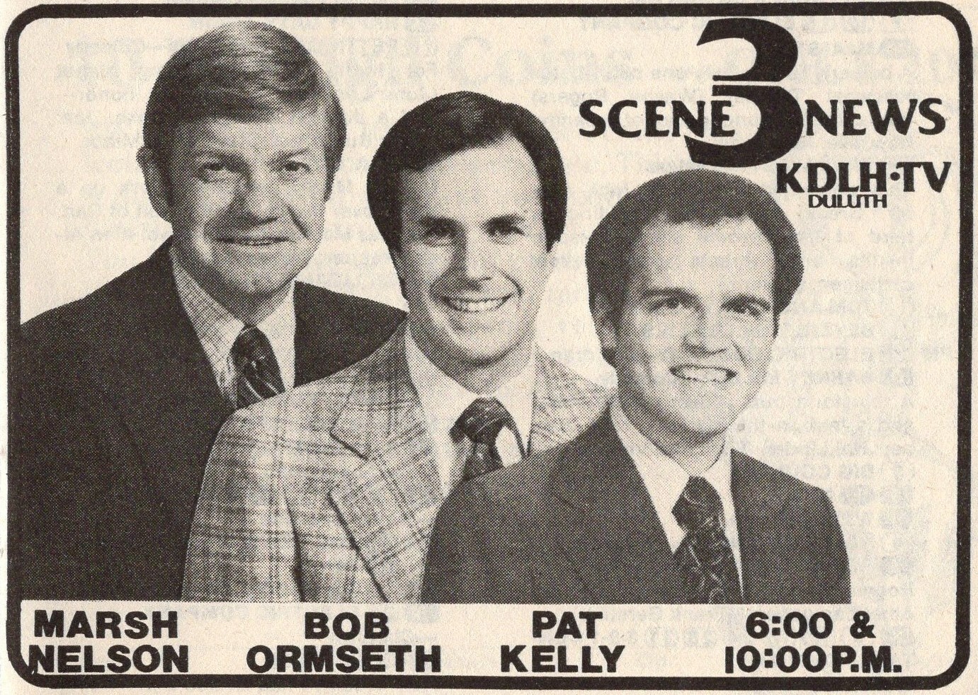 1981 KDLH TV AD PAT KELLY MARSH NELSON BOB ORMSETH MINNESOTA NEWS ...