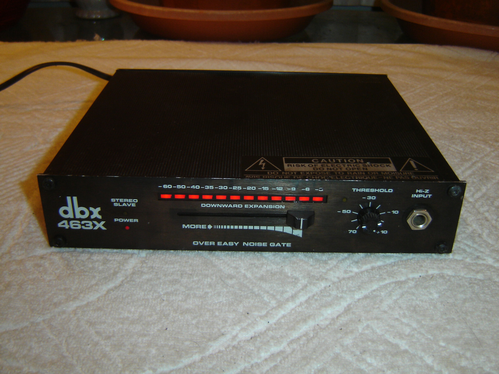 DBX 463X, Pair, Overeasy Noise Gate Expander, Instrument Preamp ...