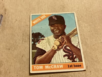 1966 Topps Baseball #141 Tom McCraw - EX - Lite Corner Wear - No ...
