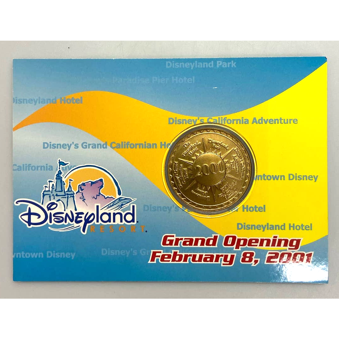 Pre-Owned Unopened Disneyland Coin Grand Opening Feb 8, 2001 | eBay