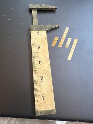 Antique brass measuring device | eBay