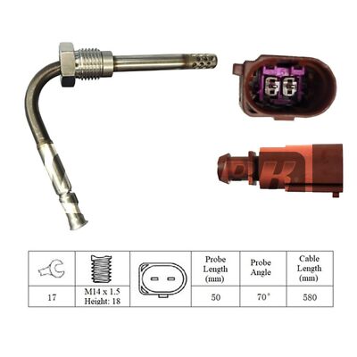 Exhaust Temperature Sensor EGTS For VW Caravelle MK5 2.0 BiTDi ...