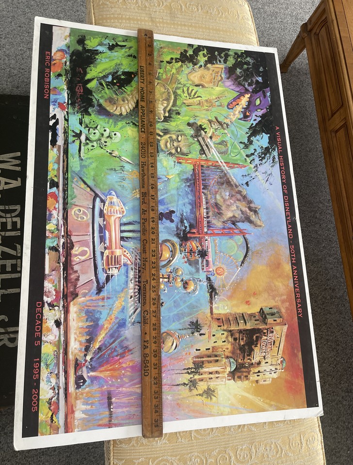 RARE !!! Disney Imagineer Art ERIC ROBISON Story board concept art OOAK ...