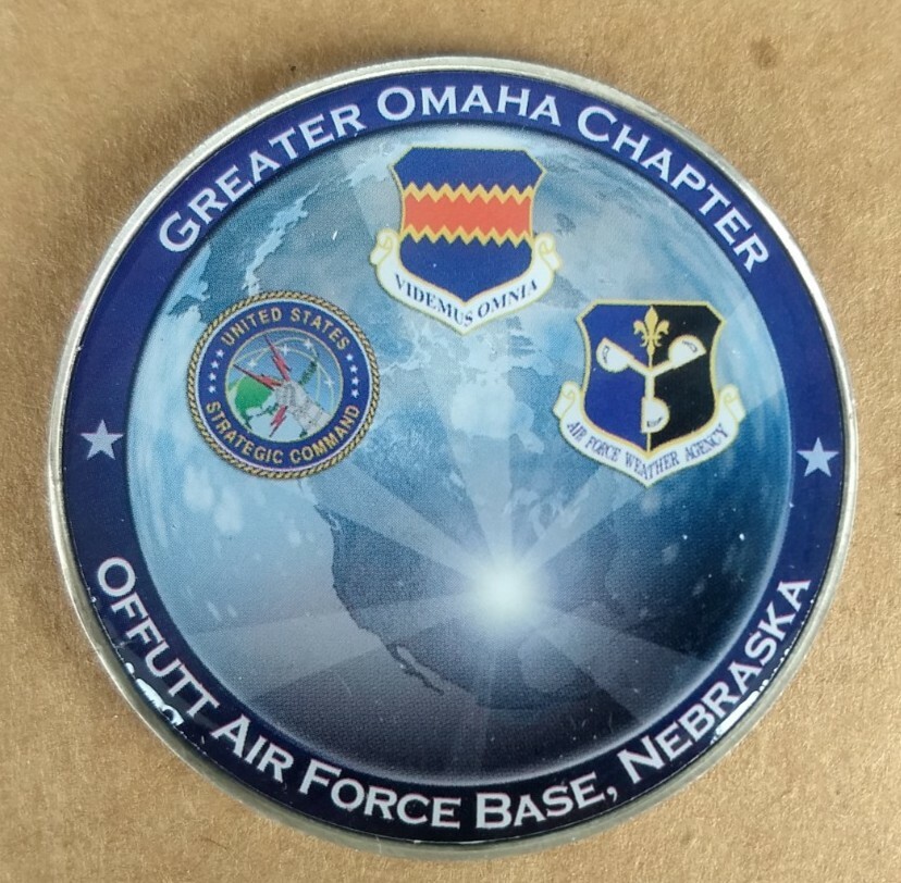 military coin, OFFUTT AB, NEBRASKA. AFCEA, 2"SIZE | eBay