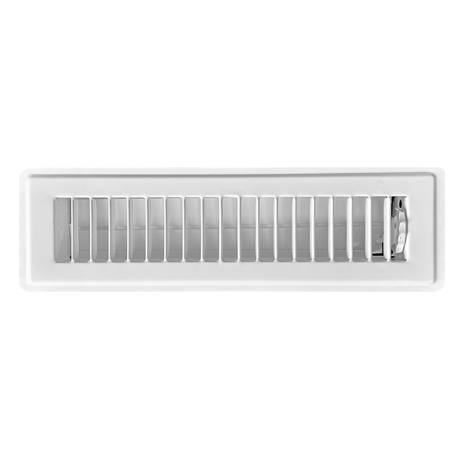White Classic Stamped Steel Floor Registers - Multiple Sizes | eBay