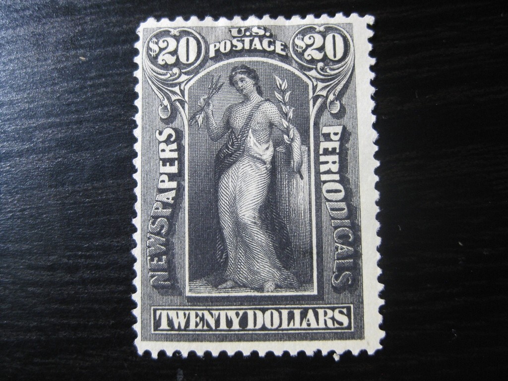 UNITED STATES Sc. #PR123 scarce mint no gum Newspaper stamp! SCV $15.00 ...