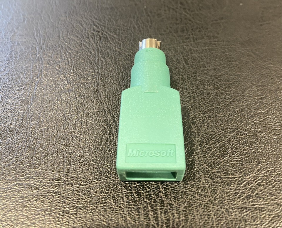 Microsoft USB to PS2 PS/2 Mouse Adapter Cable Connector for Computer ...