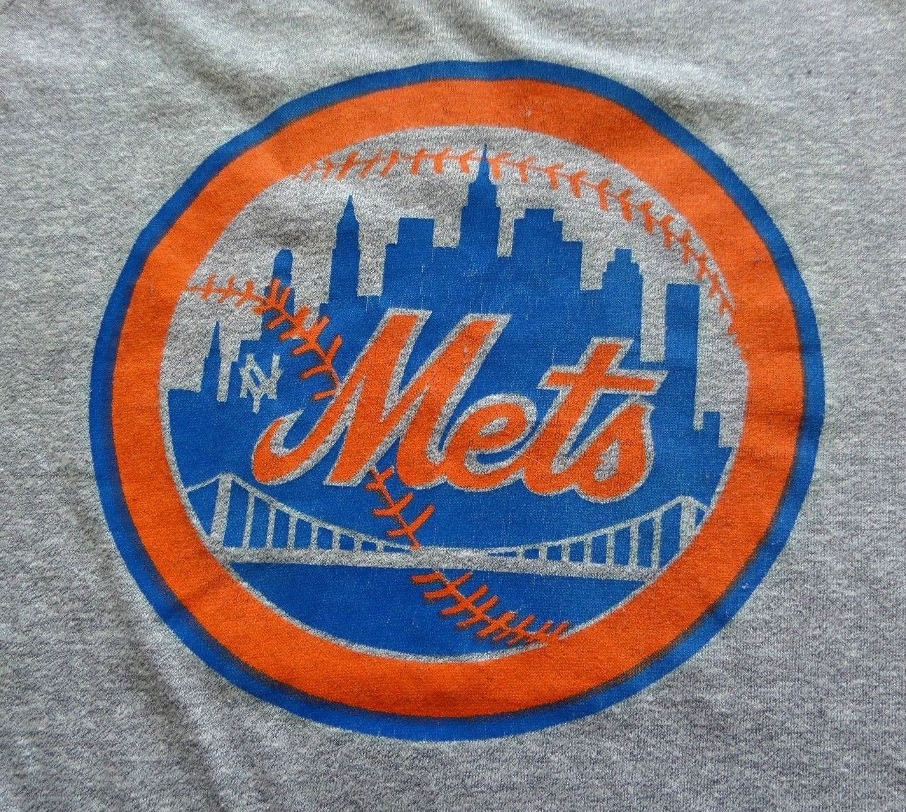 Vintage NY Mets Baseball 80's 90's Super Soft Gray T Shirt | eBay