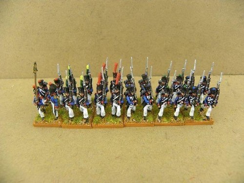 15mm Napoleonic painted French Late Fuisiler Btln Fre016 | eBay