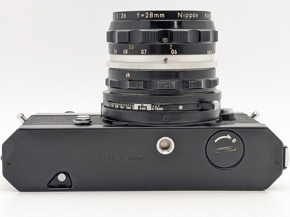 🎦[Almost MINT] Nikon Nikomat FT2 Black SLR Film Camera + 28mm F/3.5 ...
