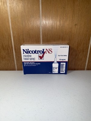 USED Nicotrol Ns(nicotine nasal spray)Four 10 mL Bottles Exp:08/25 READ ...