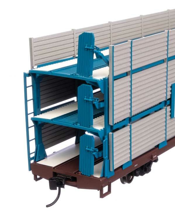 Walthers HO Scale ~ 89' Tri-Level Shielded Auto Rack ~ Chesapeake ...