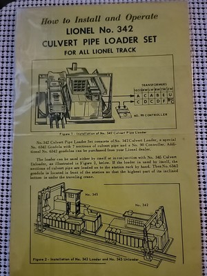 How To Install And Operate Lionel No. 342 Culvert Pipe Loader Set For ...