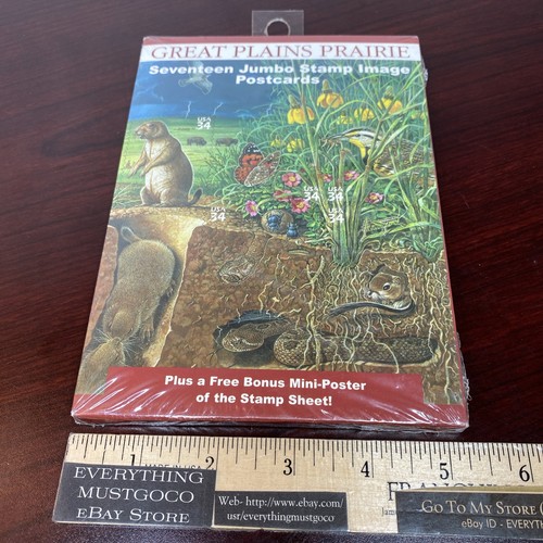 2001 Great Plains Prairie Seventeen Jumbo Stamp Image Postcards 17 ...