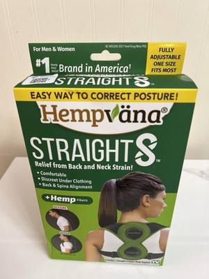 Hempvana Straight8 Fully Adjustable Lightweight Posture Corrector | eBay