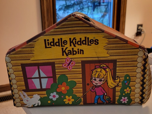 Vintage Liddle Kiddles Kabin 1967 House Play set Carrying Case Mattel ...