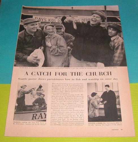 1956 SEATTLE PASTOR DON DONALD WITZL ST. PAUL EVANGELICAL CHURCH JOHN ...