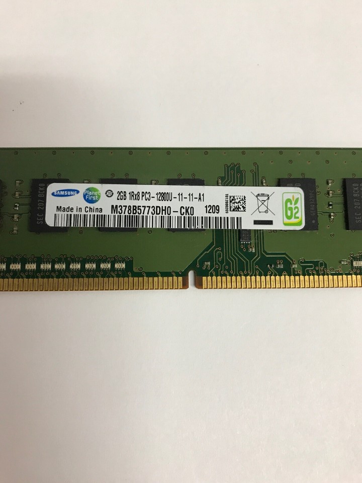 2GB Samsung DDR3 1600 desktop DIMMs PC3-12800U M378B5773DH0-CK0 1Rx8 | eBay