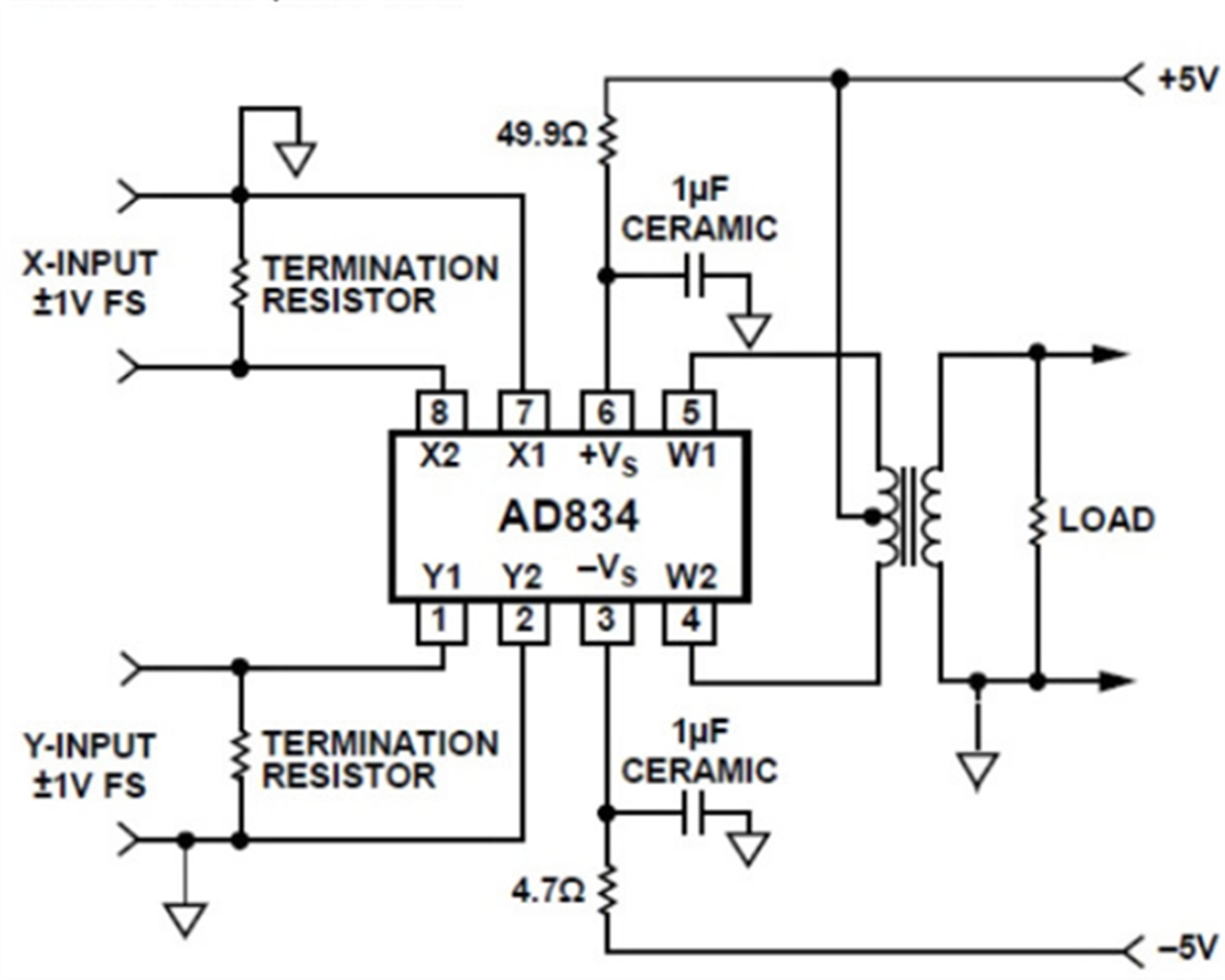 AD834 RF Multiplier Mixer 0.1 to 500MHz | eBay