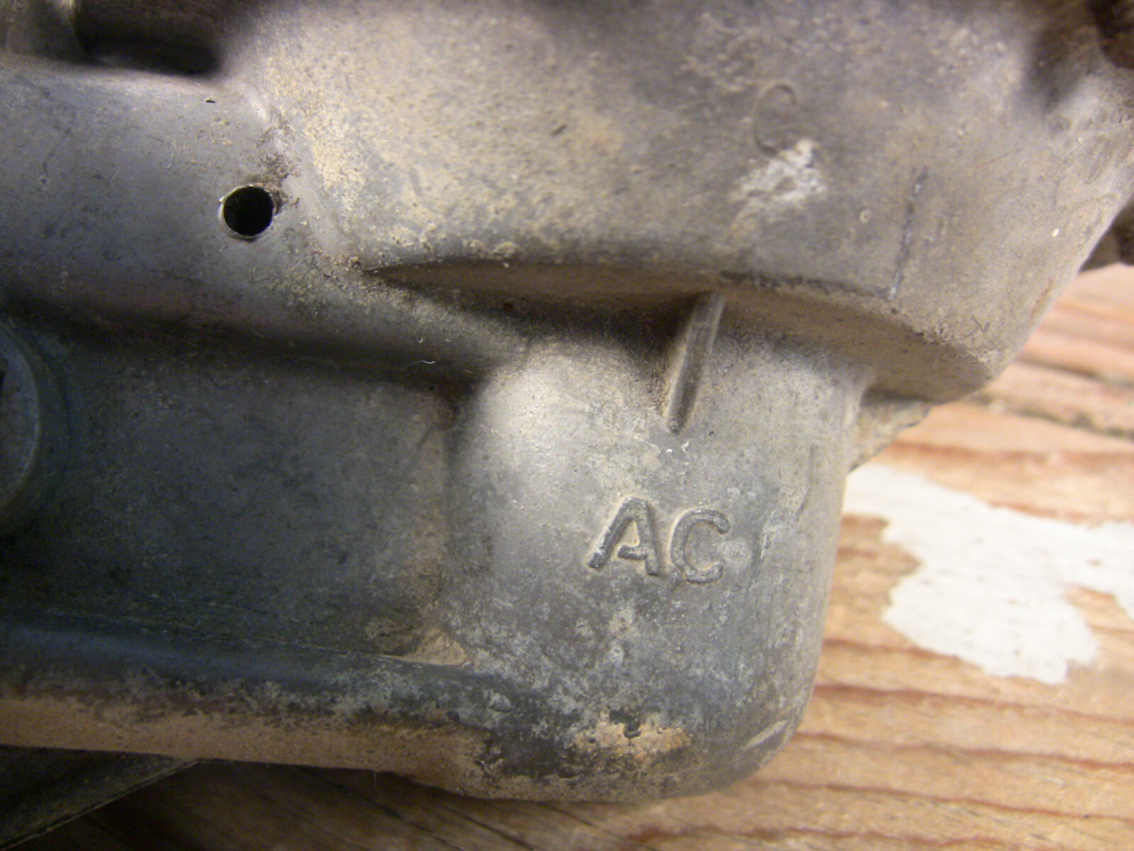 Vintage Used AC Fuel Pump Glass Bowl Filter USA PAT PEND 37 523089 Barn ...