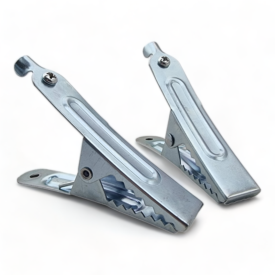 Heavy Duty Crocodile Clips - Small Large Battery Electric Test 5A 25A ...