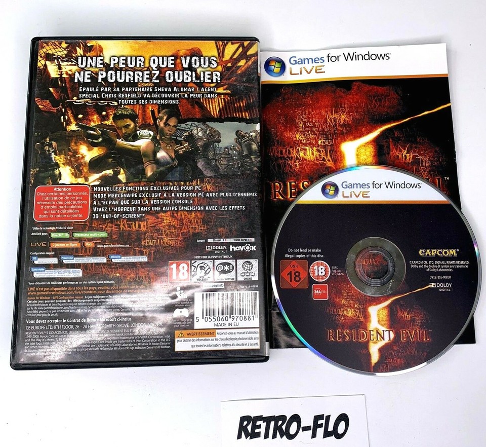 Resident Evil 5 - PC Game - Complete Mint | eBay