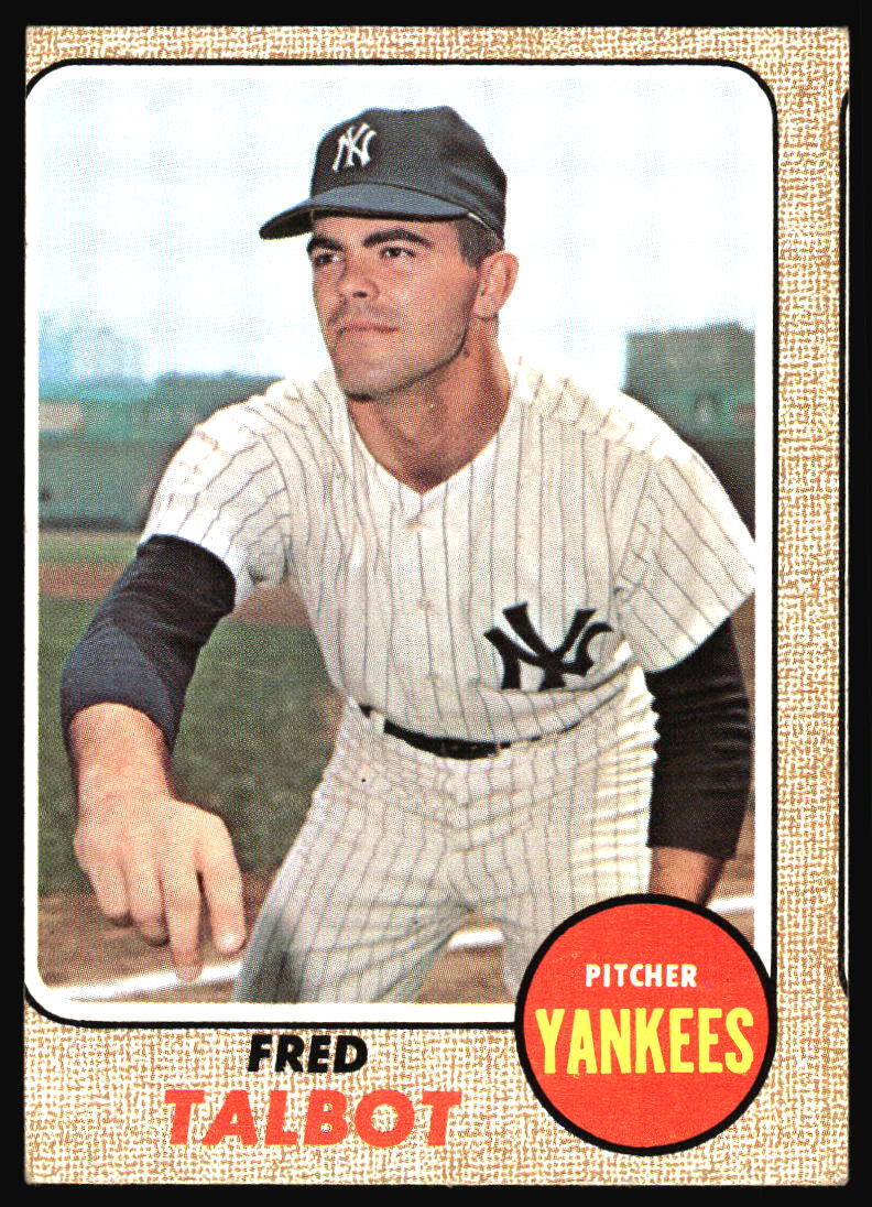 1968 Topps Fred Talbot SP High Number #577 New York Yankees | eBay