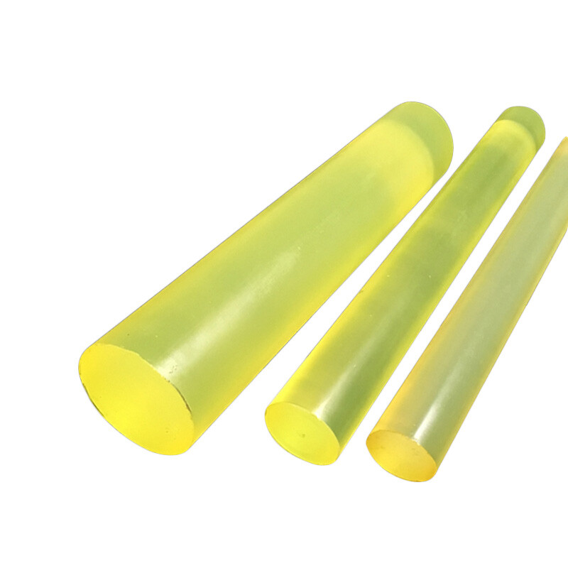 Diameter 8-40mm PU Polyurethane Solid Round Rod Bar Elastic Shock ...