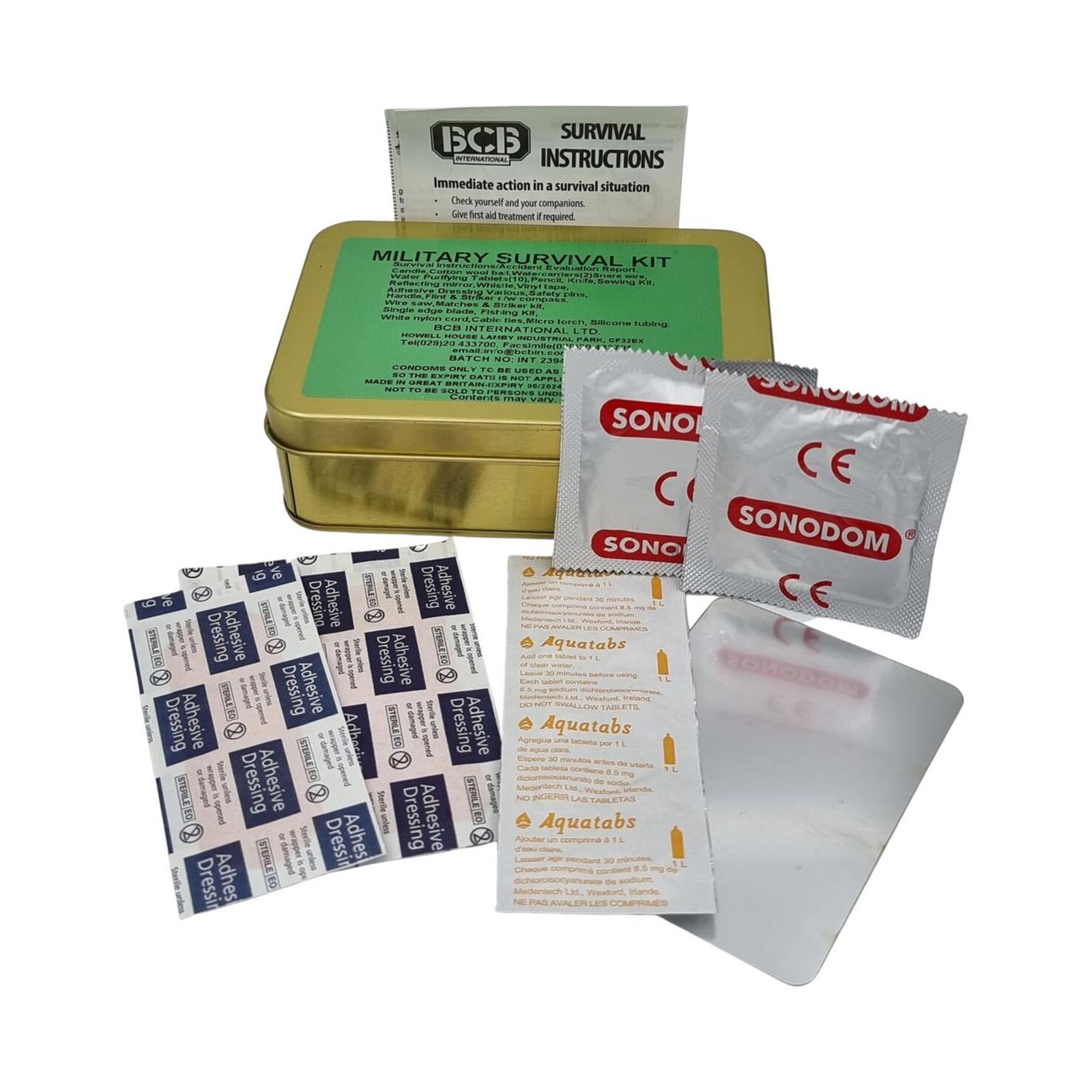 BCB Military Survival Kit camping hiking hunting emergency rescue ...