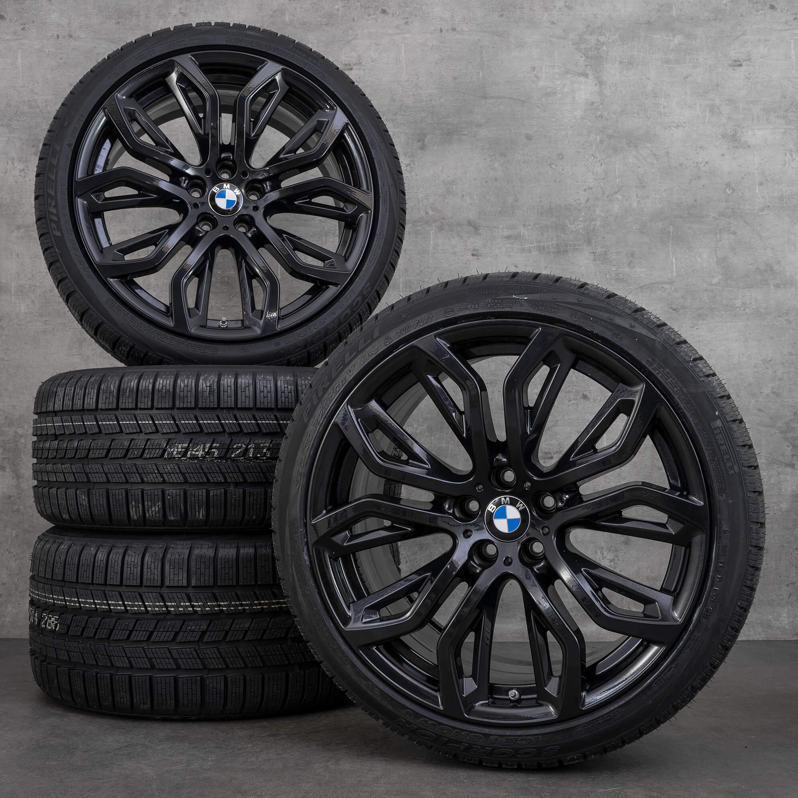 Original BMW X5M E70 X6 X6M E71 21 inch winter wheels 375 M 6796149 ...