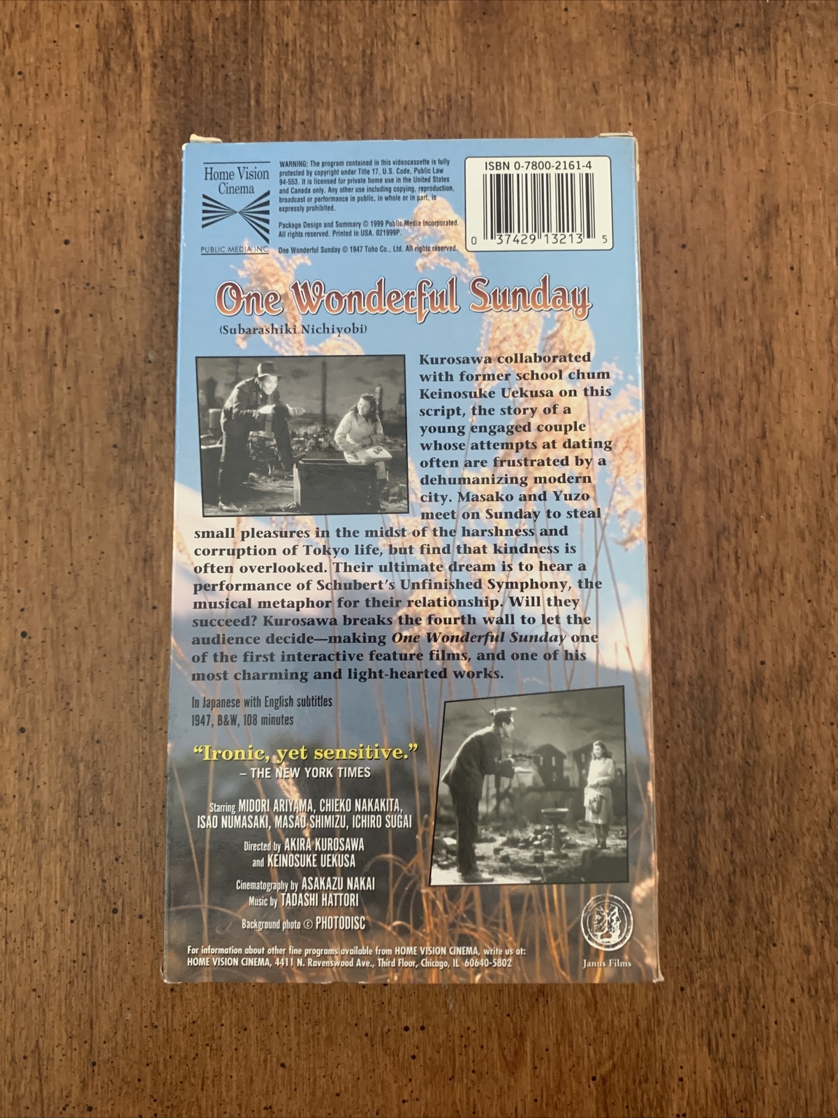 One Wonderful Sunday (VHS, 1999) 37429132135| eBay