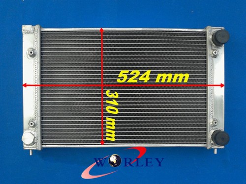 2 ROW ALUMINUM ALLOY RADIATOR FOR VW GOLF GTI MK2 16V 1986-1992 | eBay ...