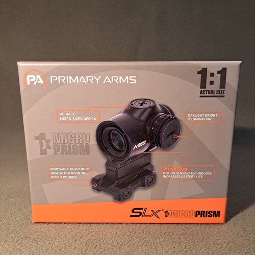 Primary Arms SLX 1X Micro Prism Optic - 9mm ACSS Reticle | eBay