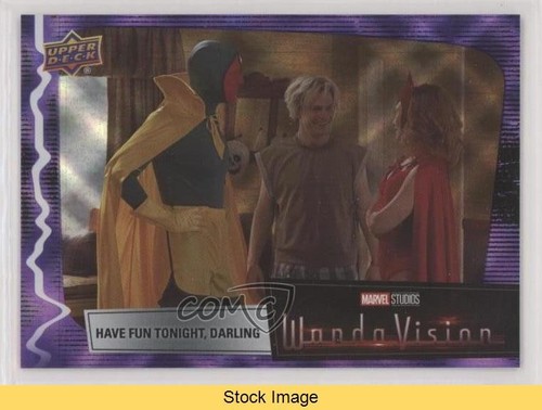 2022 Marvel Studios' WandaVision Purple Spell Wanda Maximoff Pietro #49 ...