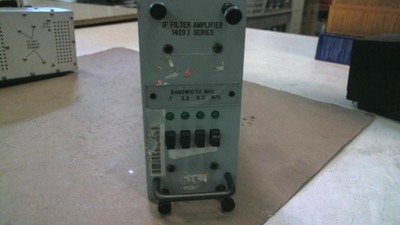 Microdyne 1420 I Series IF Filter Amplifier .1-3.3-6 MHz | eBay