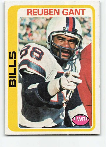1978 Topps #212 Reuben Gant EX Excellent Bills 115358 | eBay