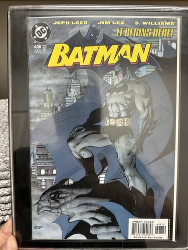 Batman #608 RARE 2nd Print Jim Lee Variant Hush Key VF/NM (2002 DC ...