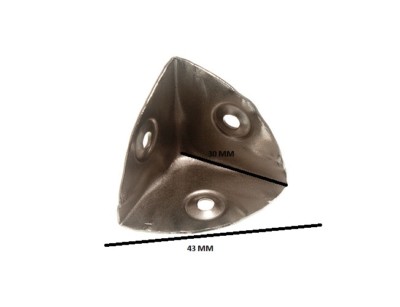 Case Box Crate Corner Bracket 28mm Np + Fixing Fixings Pack Of 4 | eBay UK