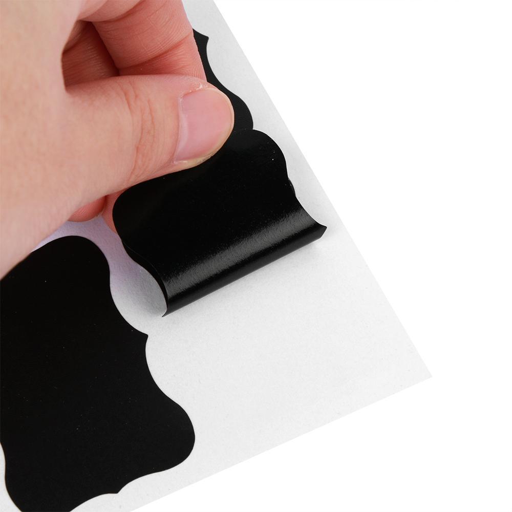 Bottle Organizer Blackboard Sticker Marker Pen Chalkboard Label Sticky ...