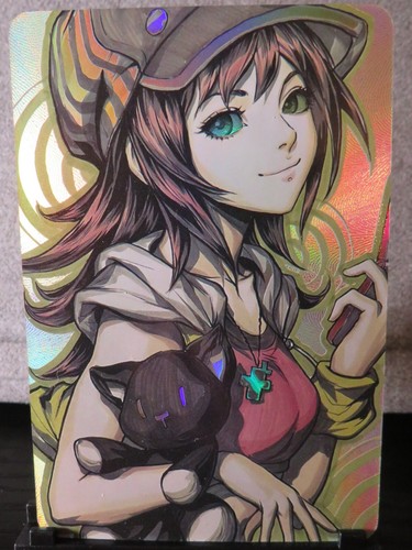 Shiki Misaki World Ends Art Card Rare Holo Silver Anime NM CCG ...