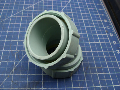 LABLINE FRPP-210 ASTM-F1412 2" 1/8 DEGREE BEND ELBOW COUPLING W212 NUT ...