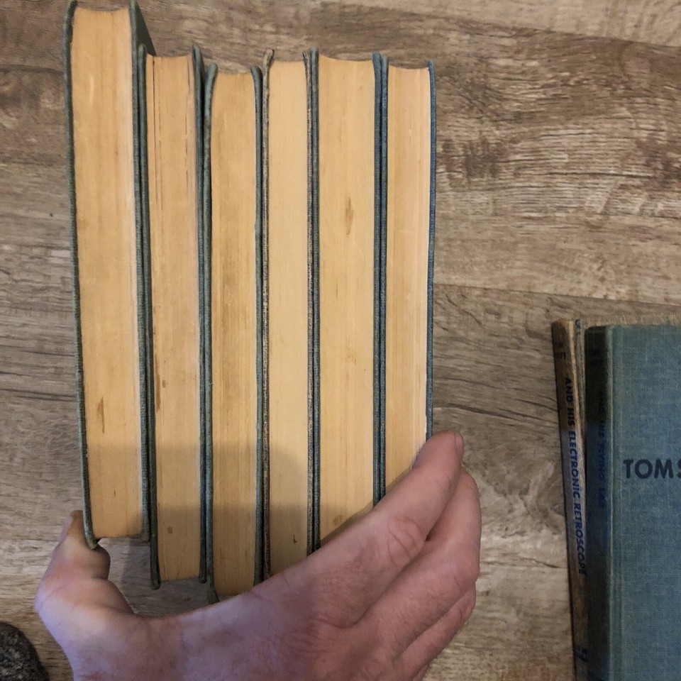 Lot of 12 TOM SWIFT Jr. Grossett & Dunlap Hardcover Books by Victor ...